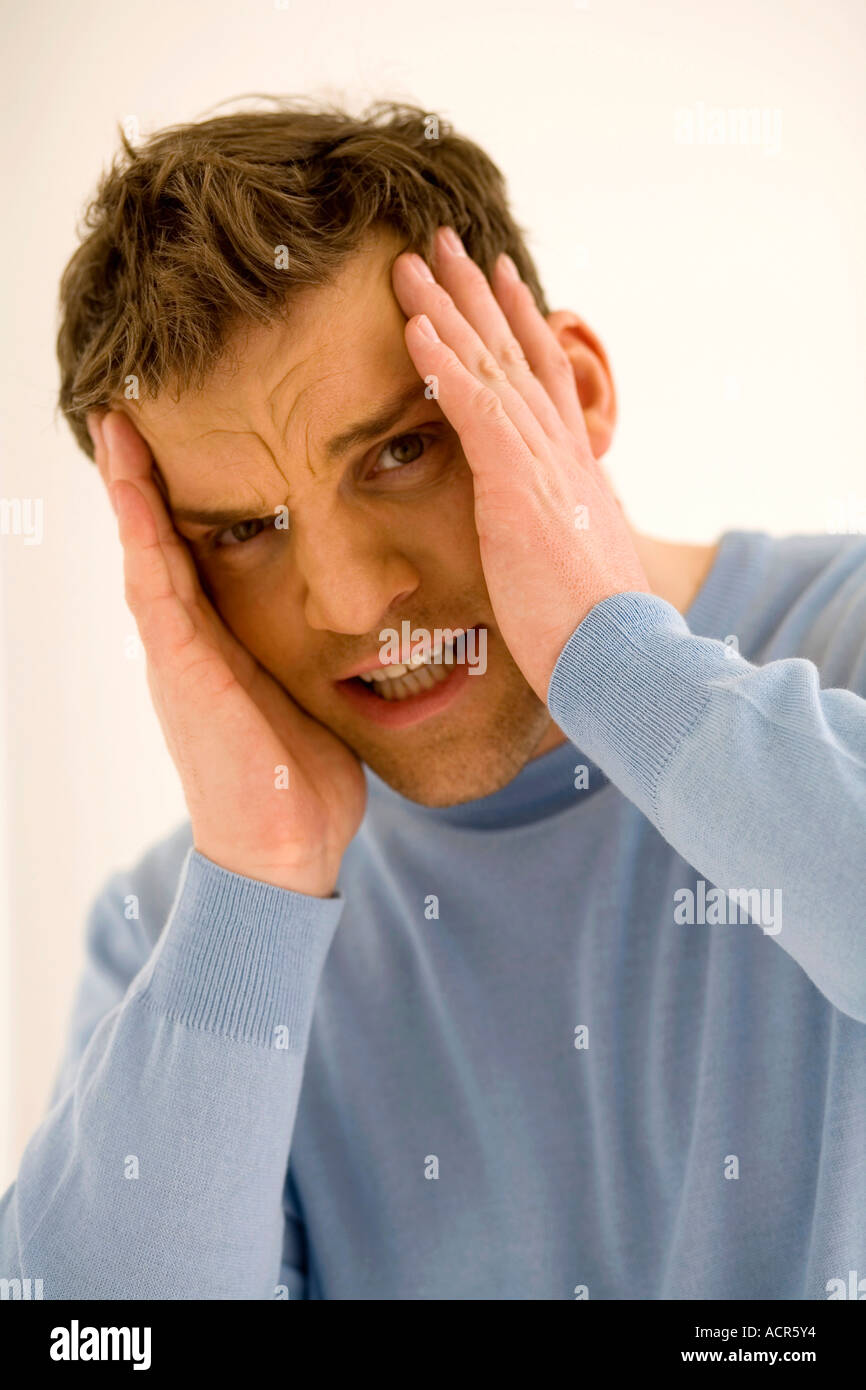 Good and bad in man head hi-res stock photography and images - Alamy