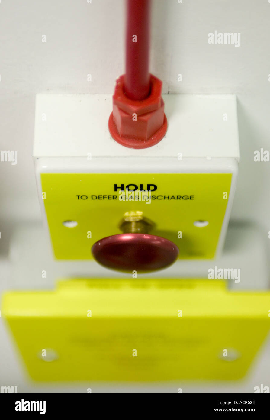 Gas discharge button Stock Photo - Alamy