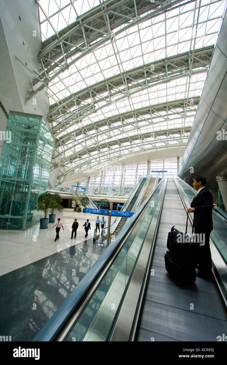 ICN Incheon International Airport AREX Airport Train Station Building ...