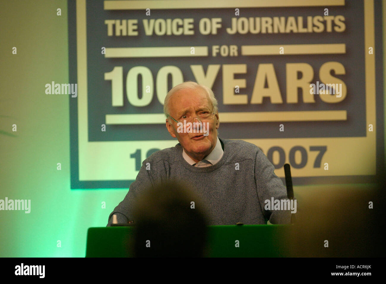 Tony Benn former MP and journalist 12th 15th April 2007 National Union ...