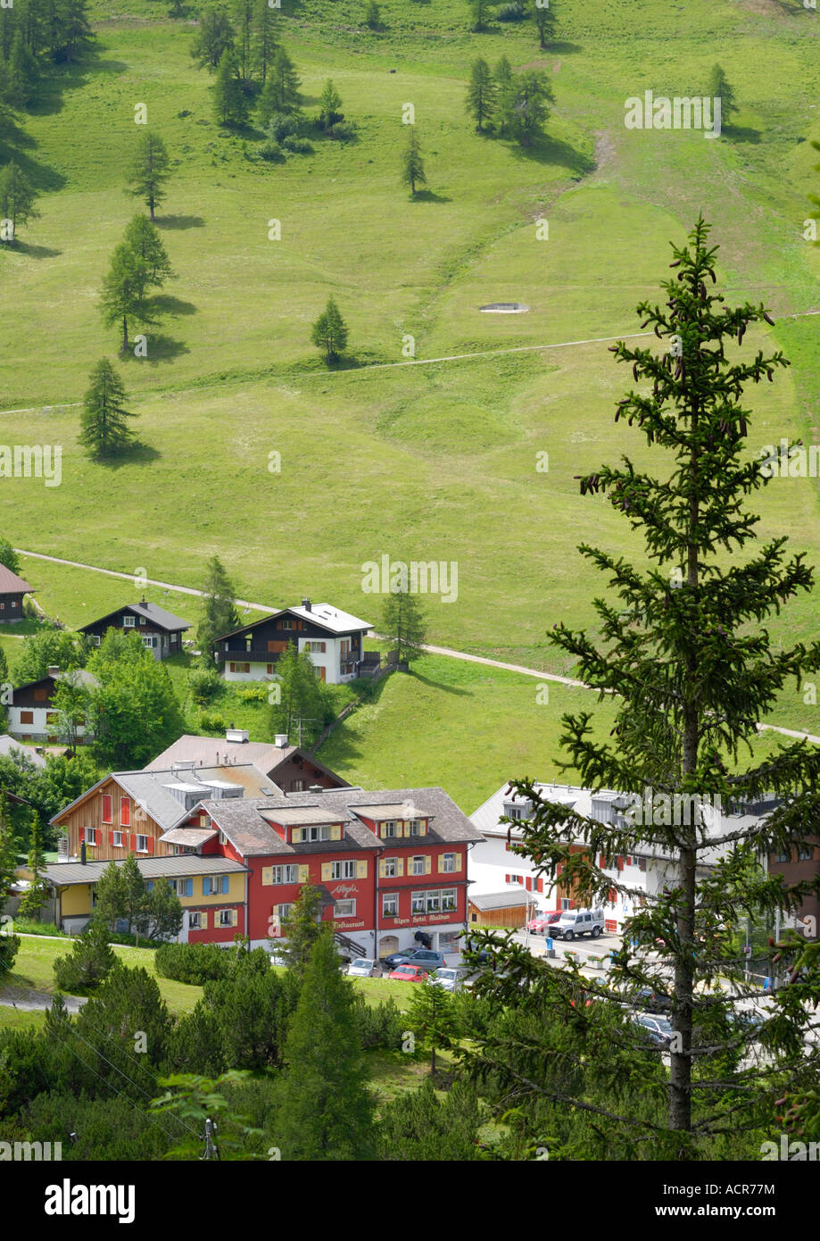 Malbun in mid summer Stock Photo - Alamy