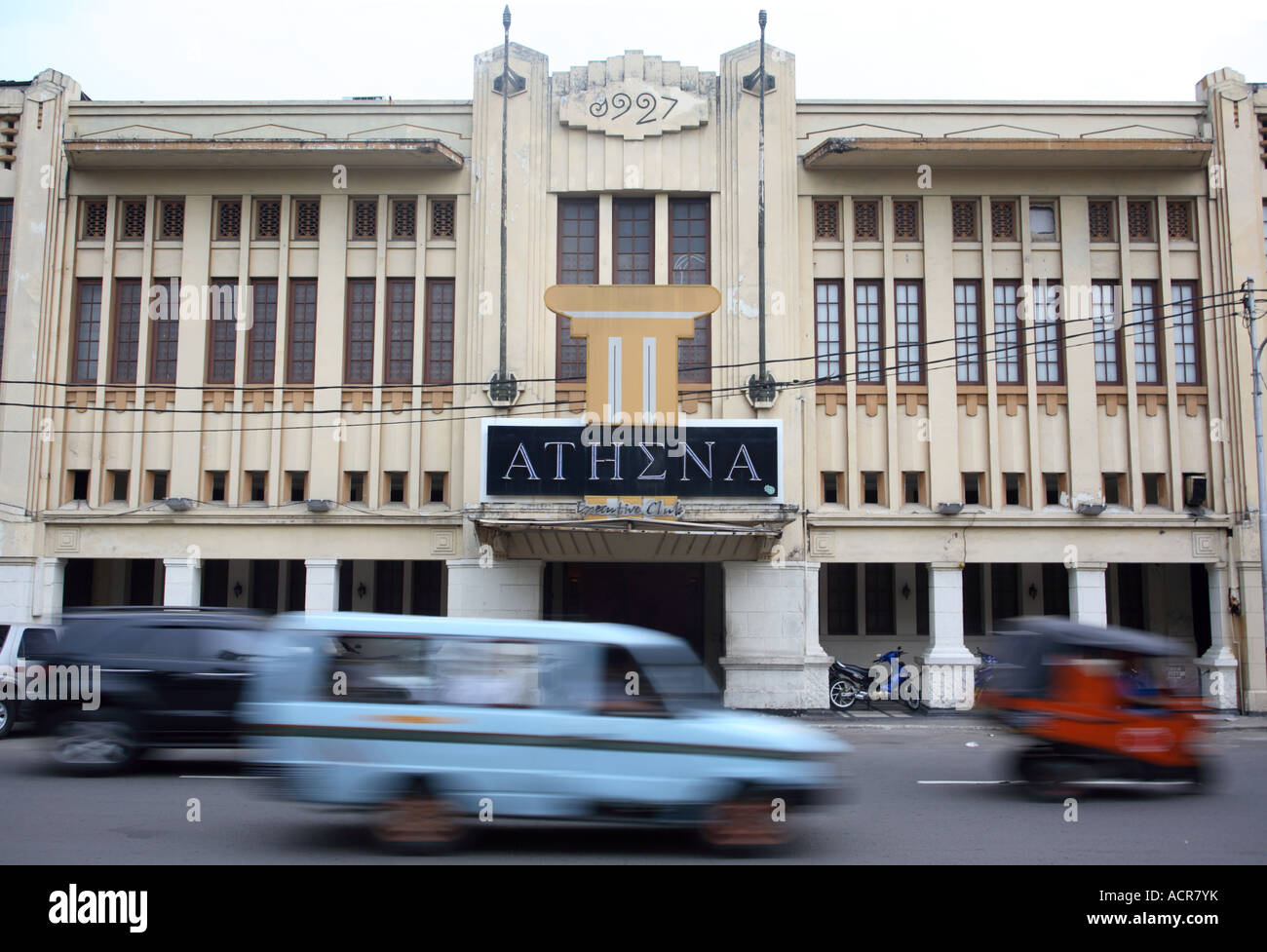 Art deco style building Kota district Jakarta Stock Photo - Alamy