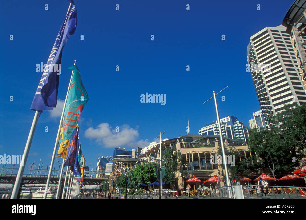Australia flags in sydney business hi-res stock photography and images ...