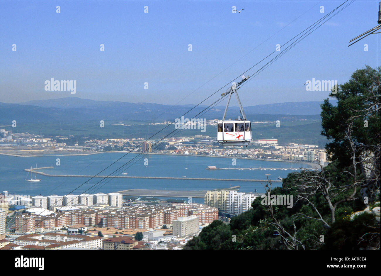 Cable car Gibraltar Stock Photo - Alamy