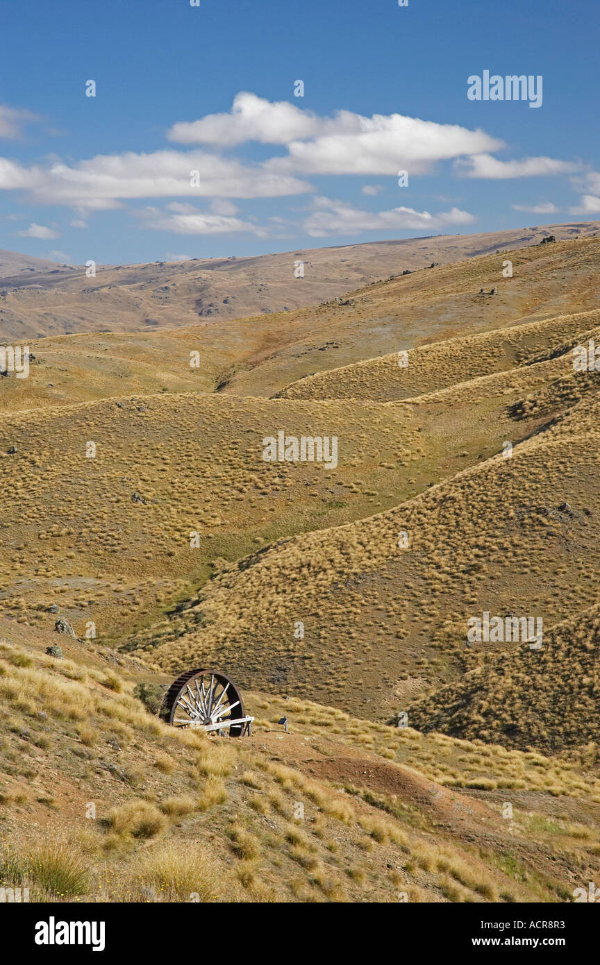 Waterwheel Historic Young Australian Gold Mine Carrick Range near ...