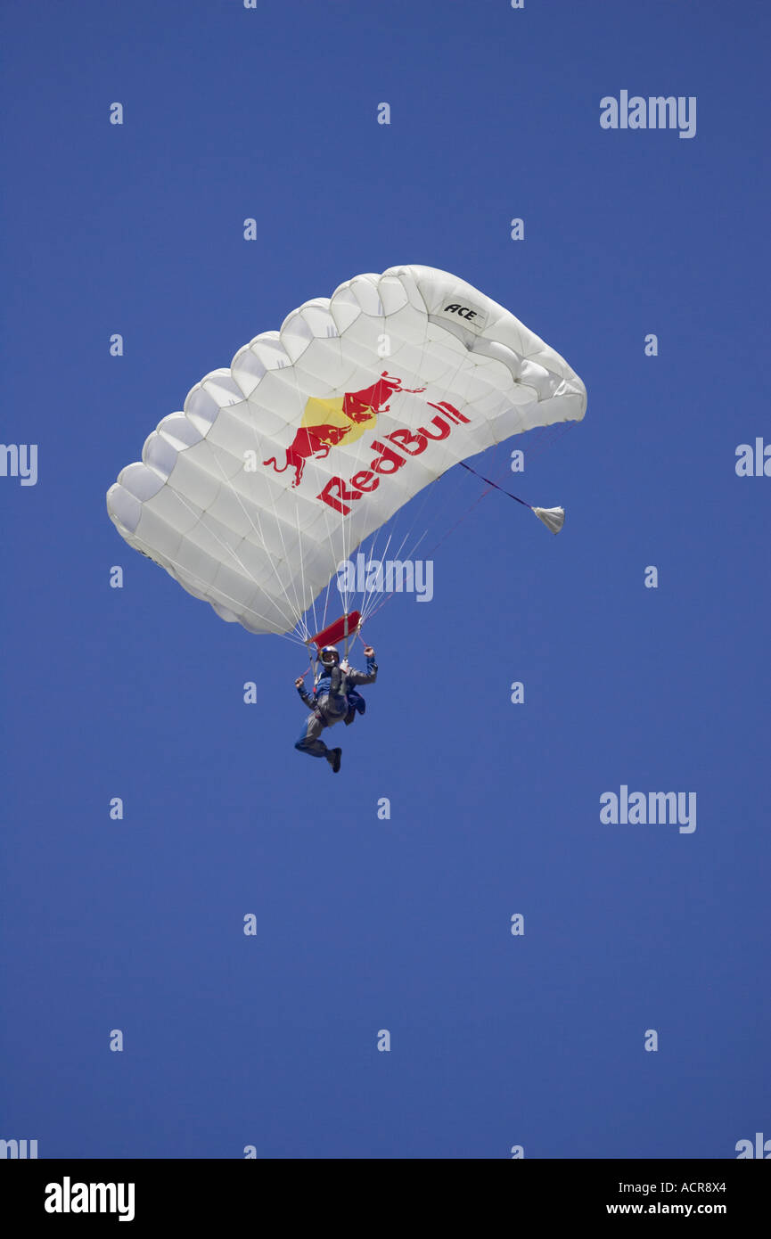 Red bull parachute jump hi-res stock photography and images - Alamy