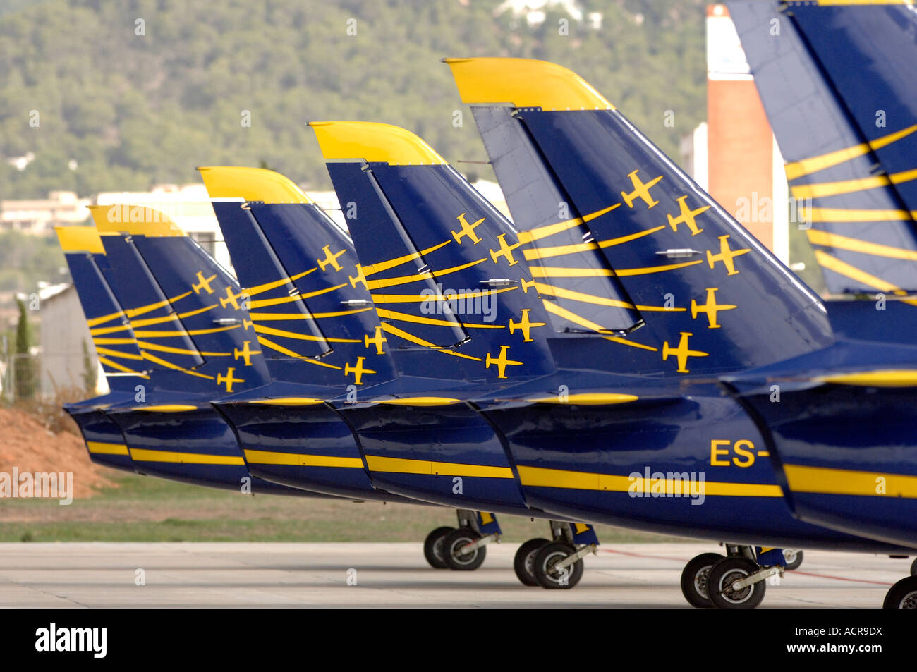 Aircraft Aeroplane Runway Taxi Taxi way Breitling Aerobatic Jet Stock ...