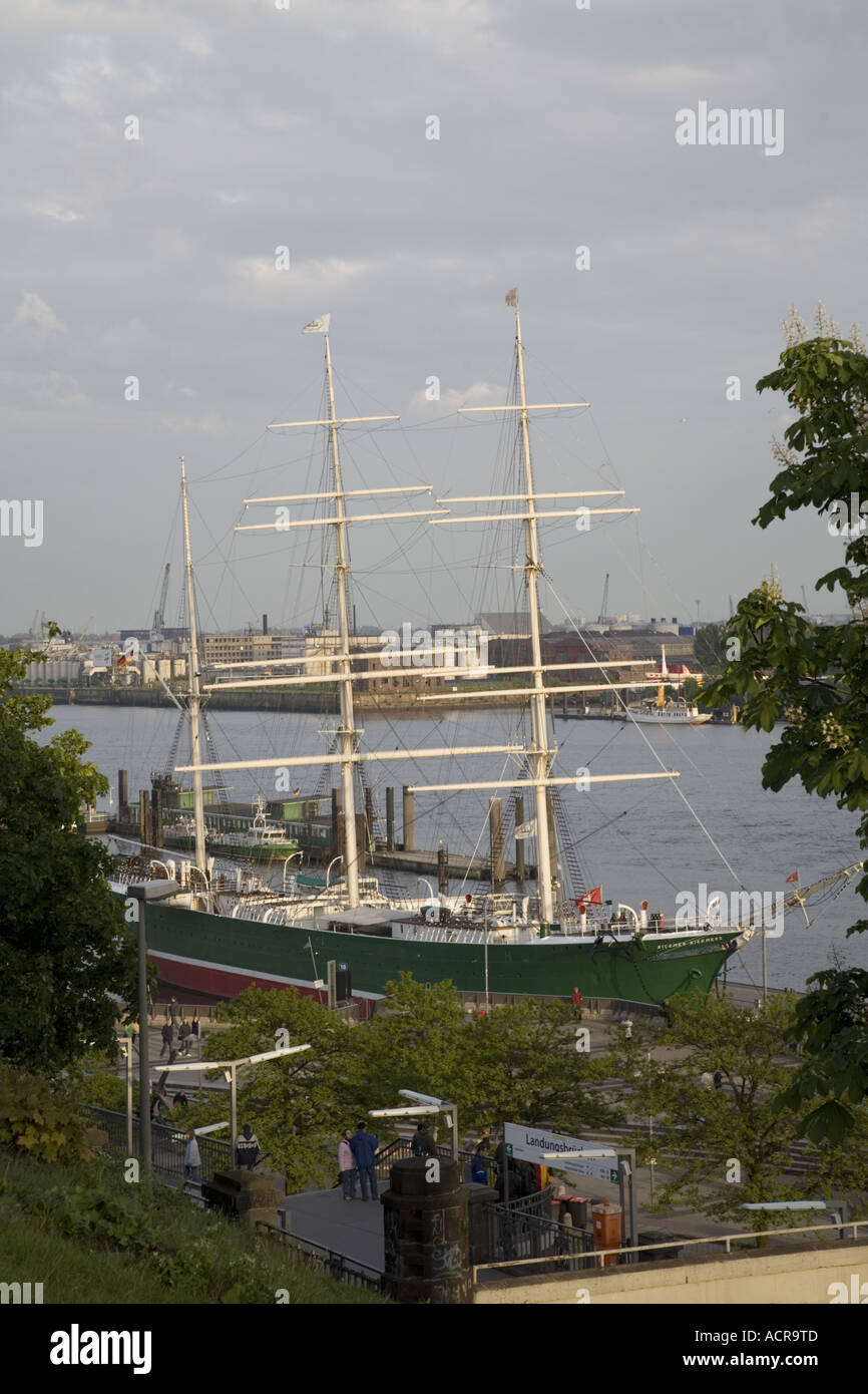 Rickmer Rickmers, Museumship, Hamburg, Germany Stock Photo - Alamy