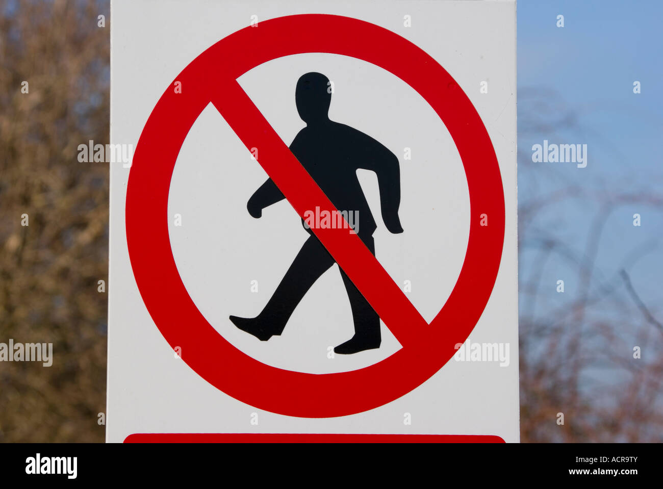 Walking prohibited hi-res stock photography and images - Alamy