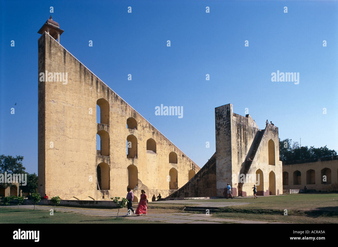 Samrat Yantra Instrument in Jantar Mantar Observatory Jaipur Stock ...