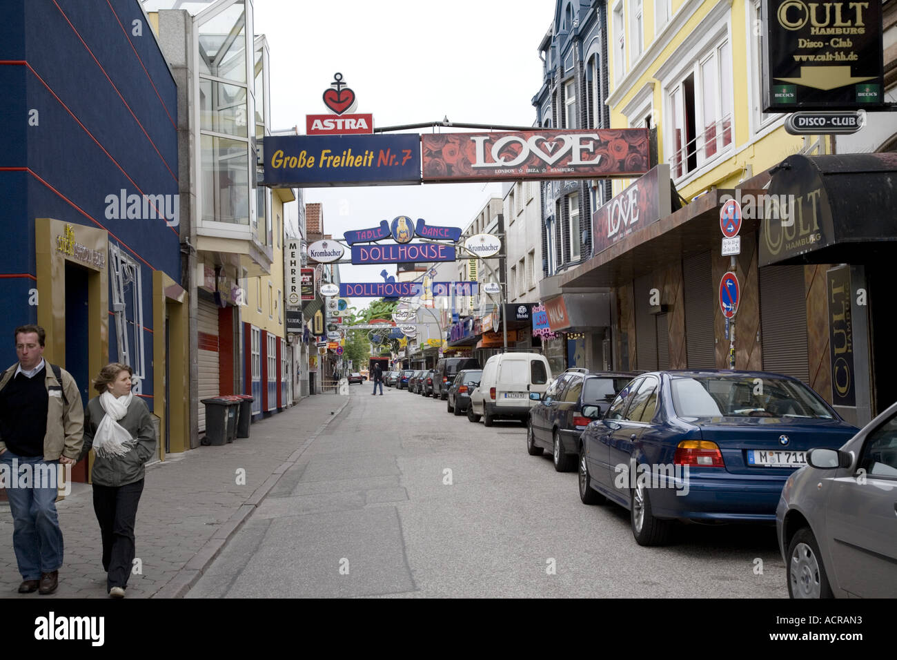 Grosse Freiheit, St Pauli, Reeperbahn, Hamburg, Germany Stock Photo - Alamy