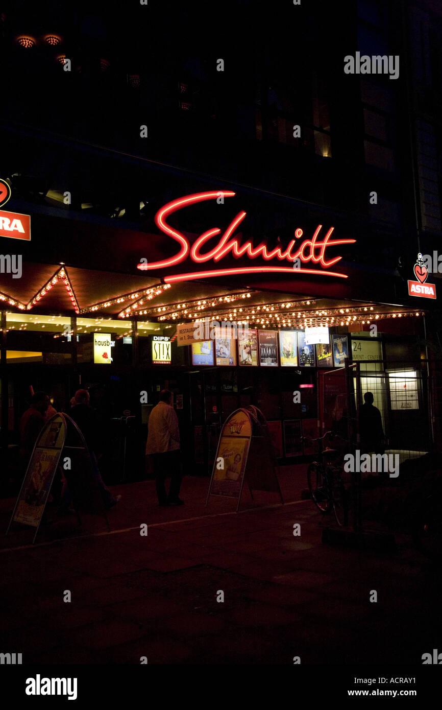 Schmidt Theather, St Pauli, Reeperbahn, Hamburg, Germany Stock Photo ...