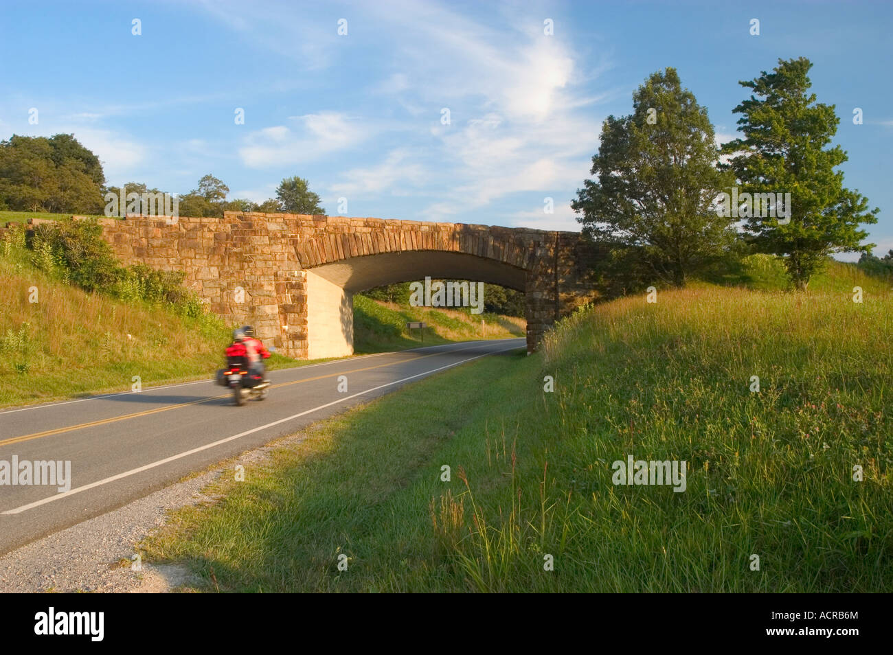 Bridge on Blue Ridge Parkway Stock Photo - Alamy