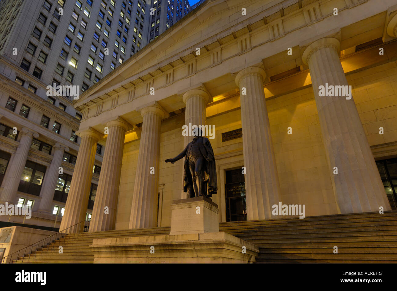 Federal Hall New York USA Stock Photo - Alamy