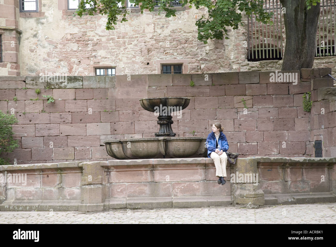 Heidelberg castle courtyard hi-res stock photography and images - Alamy