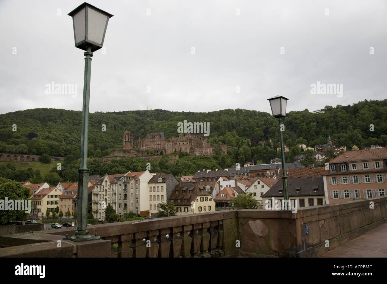 Alte Brücke (Old Bridge), Karl Theodor Bridge, Heidelberg, Germany ...
