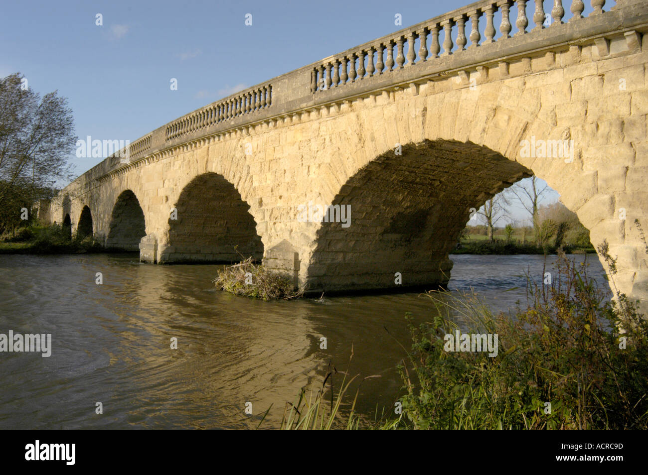 bridge over untroubled water Stock Photo - Alamy