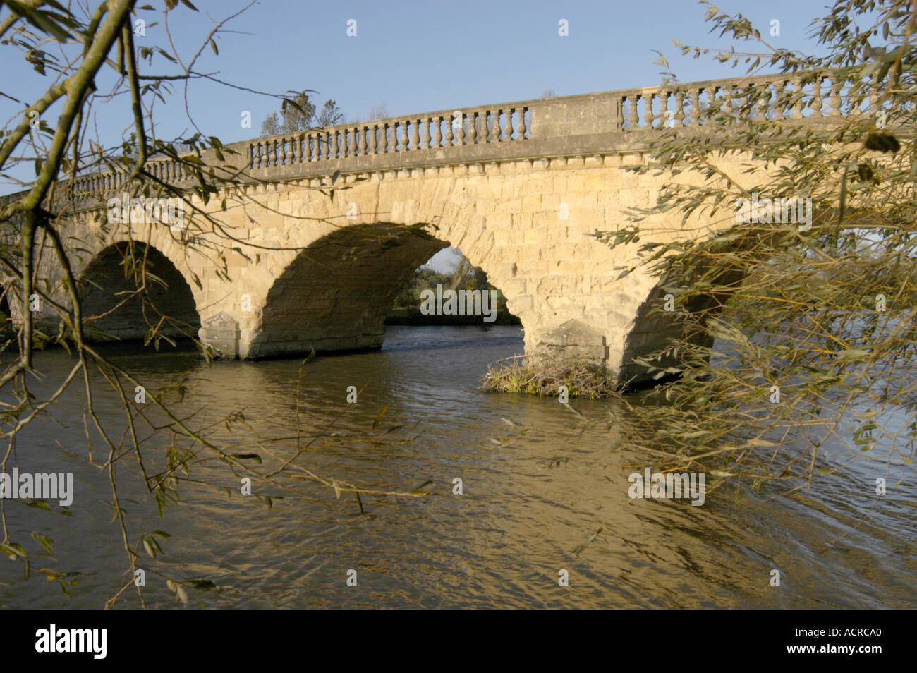 bridge over untroubled water Stock Photo - Alamy