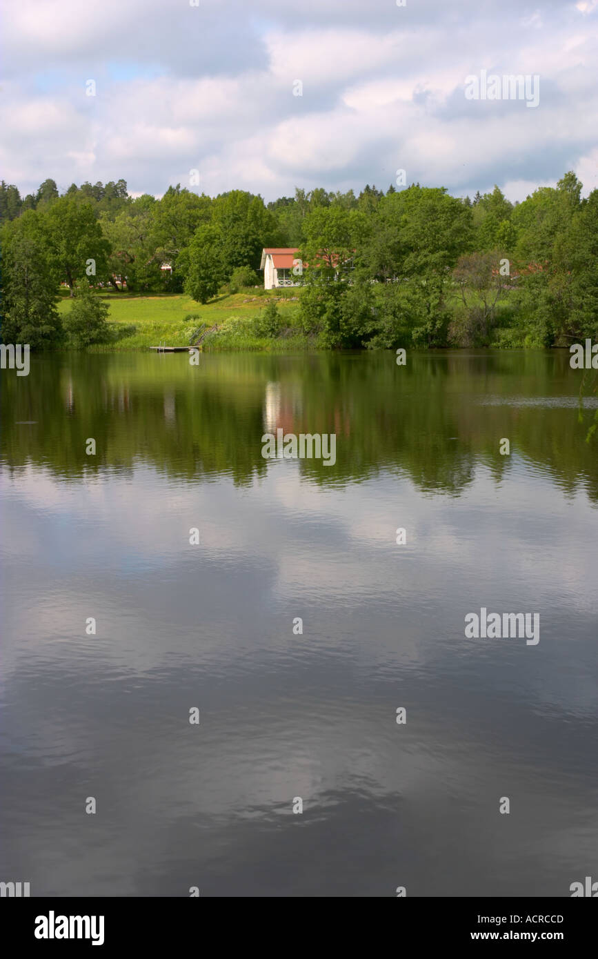 A view from Mustio Manor area Finland Stock Photo - Alamy
