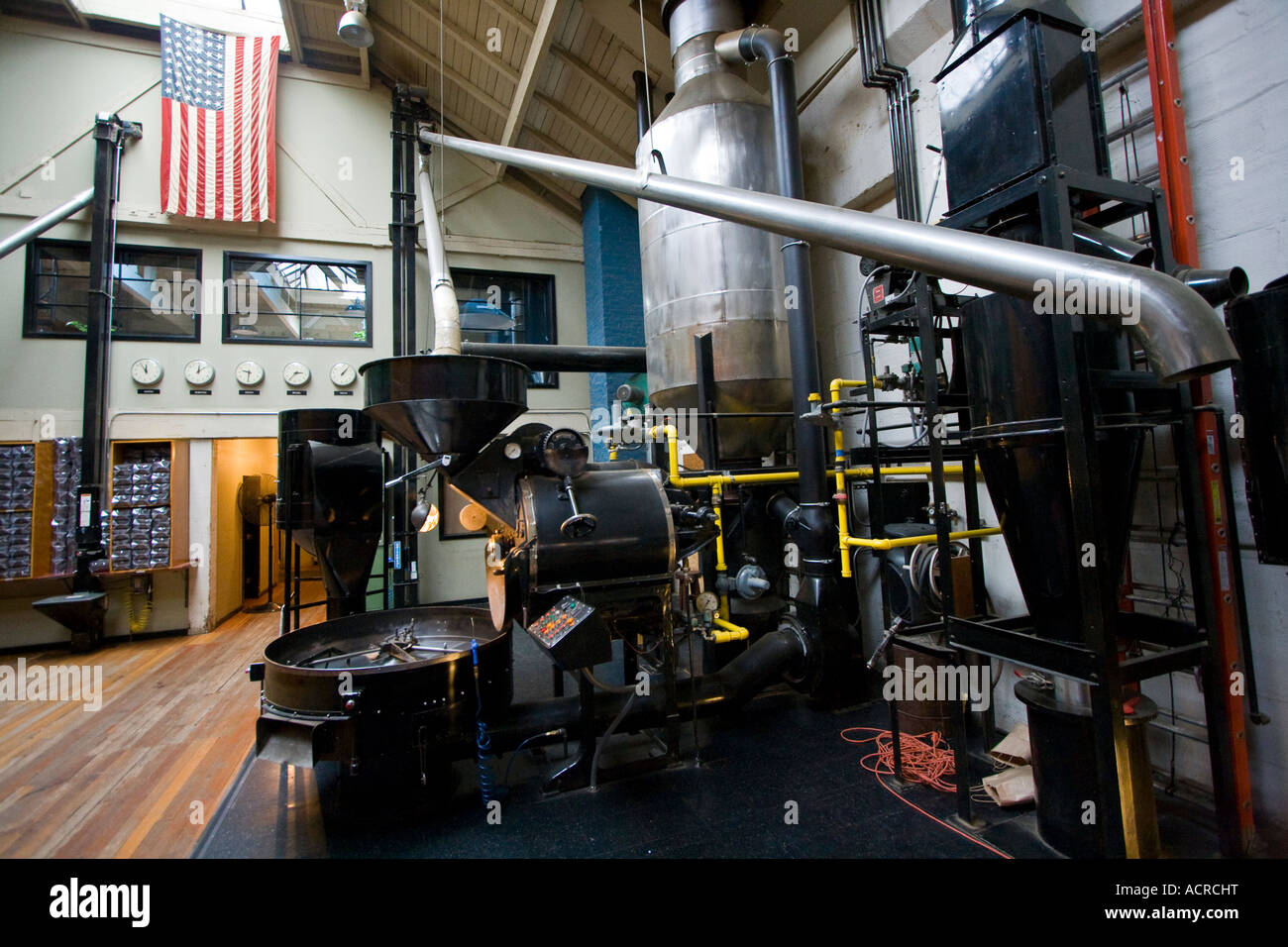 Probat Cast Metal Roaster Inside Cafe Vita Caffe Vita Coffee Shop and ...