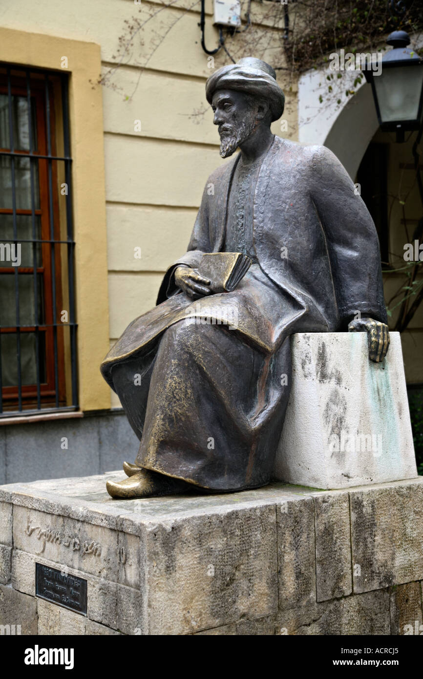 Statue of Maimonides, Cordoba, Andalusia, Spain Stock Photo - Alamy