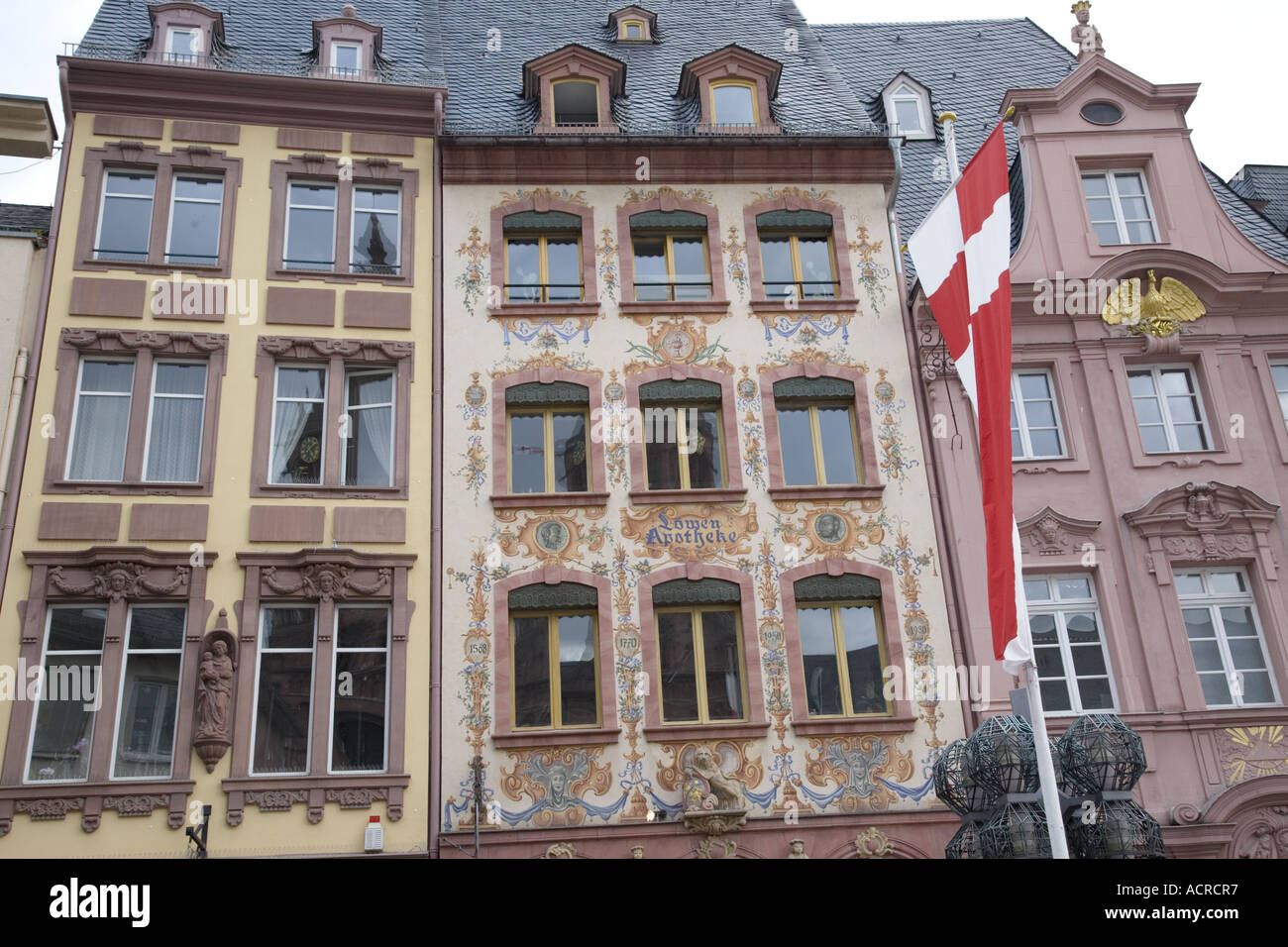 Altstadt (Town Hall), Market Square, Mainz, Germany Stock Photo - Alamy