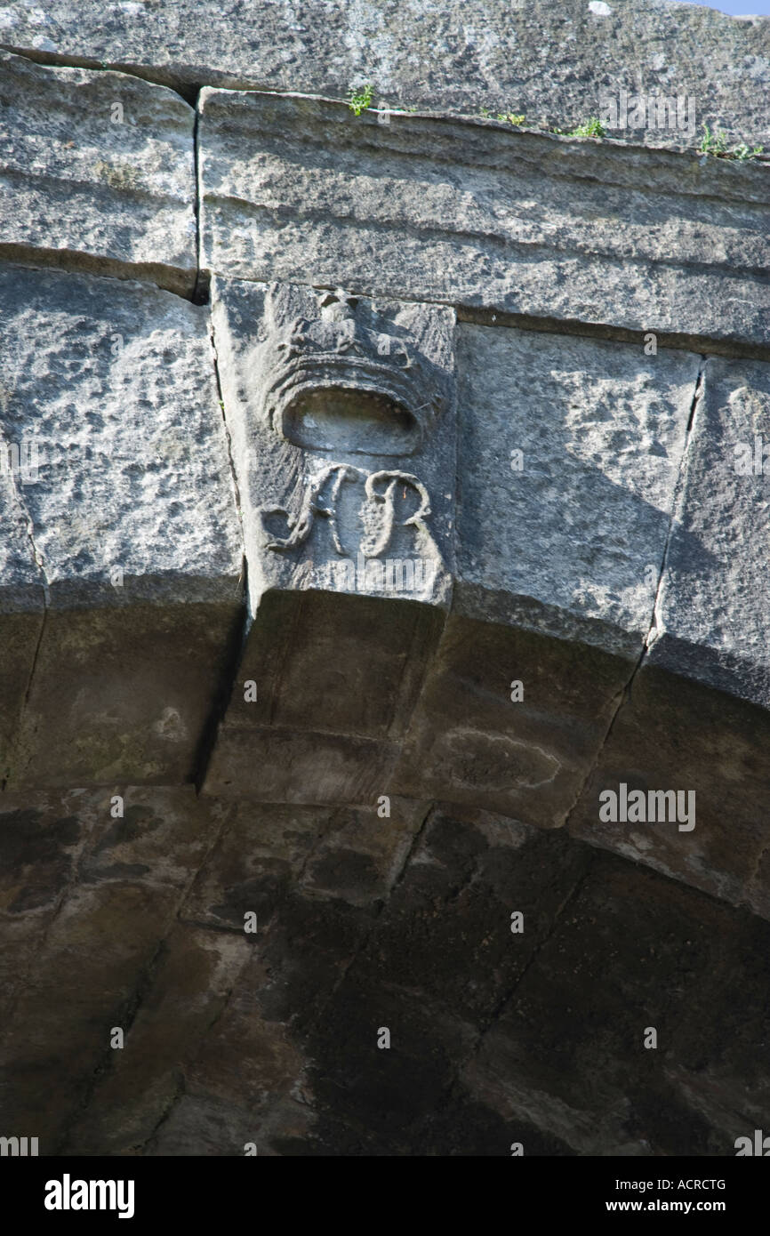 The inner gate to Stirling Castle. AR is for Anna Regina, Queen Anne ...