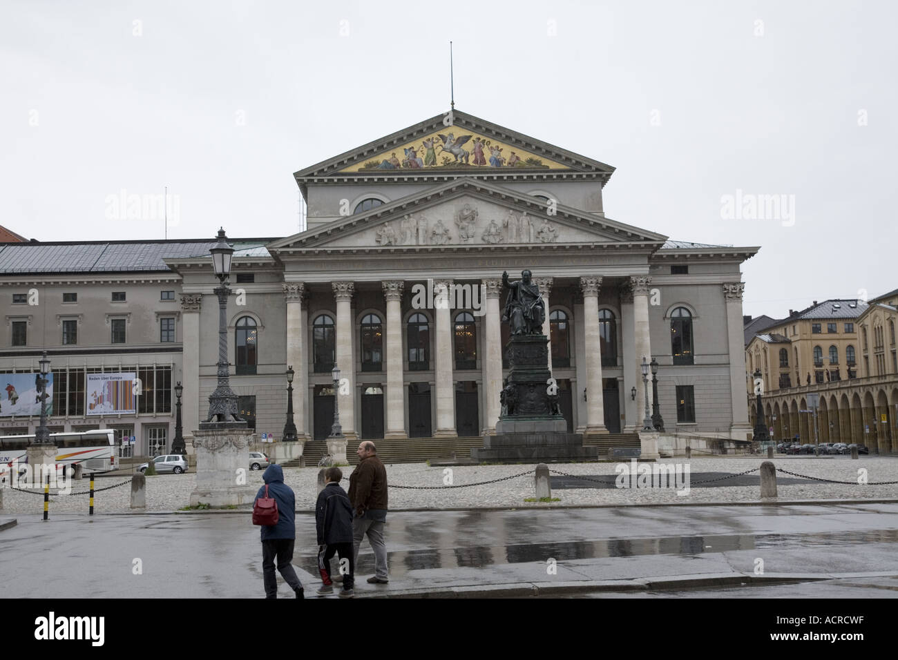 Nationaltheater, Bavarian State Opera, Statue of Max I Joseph, Munich ...