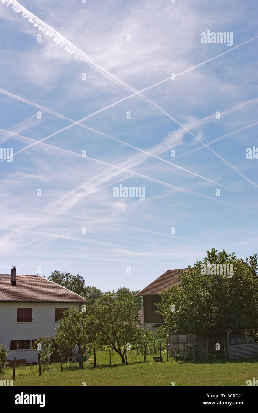 A pastoral scene from St Genis France Stock Photo - Alamy