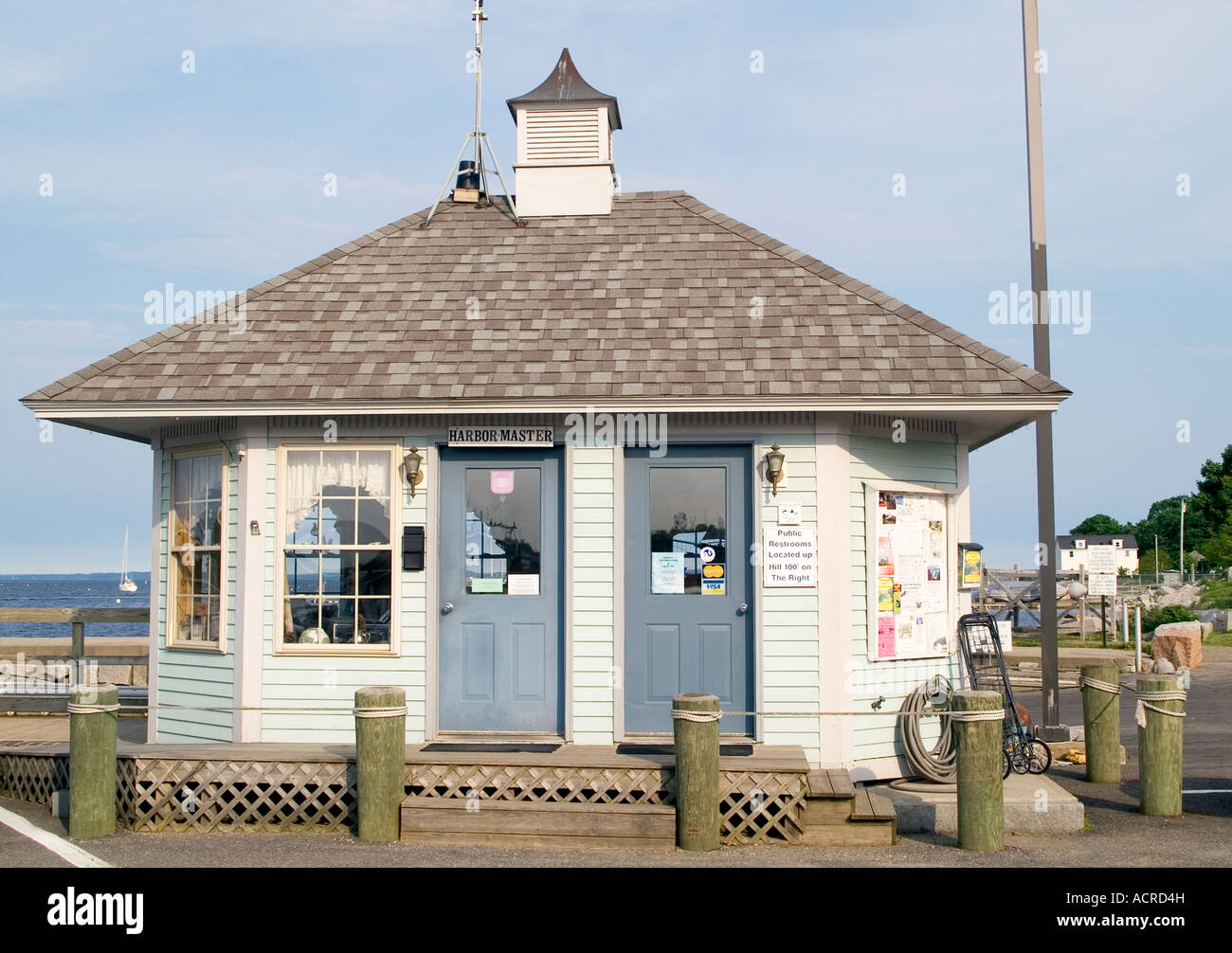 Belfast Harbor, Maine, USA Stock Photo - Alamy