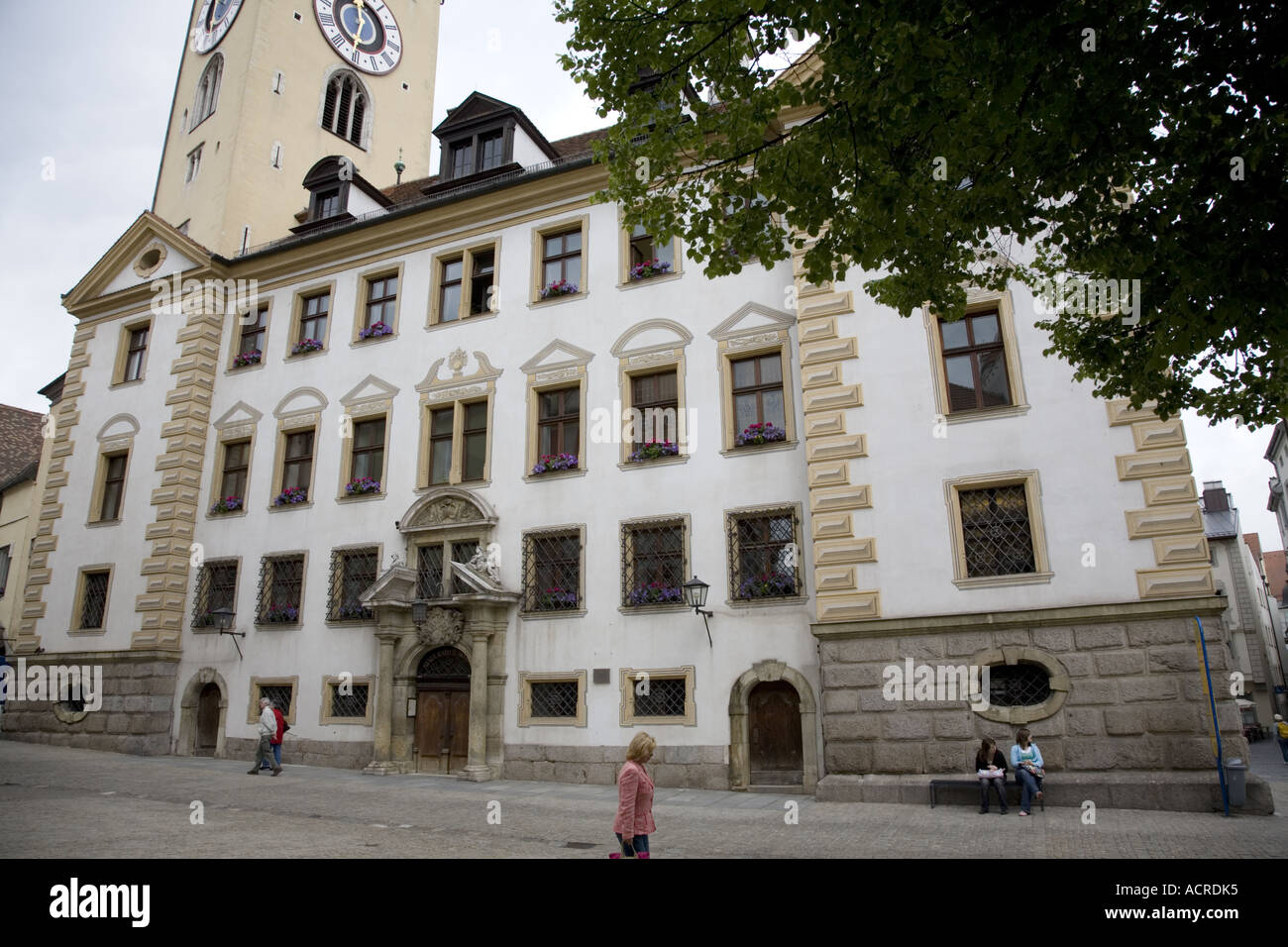 Altes Rathaus (old Town Hall), Rathauskeller, Regensburg, Germany Stock ...