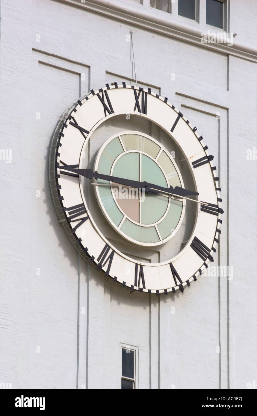 The clock tower at the San Francisco Ferry Building along the San ...