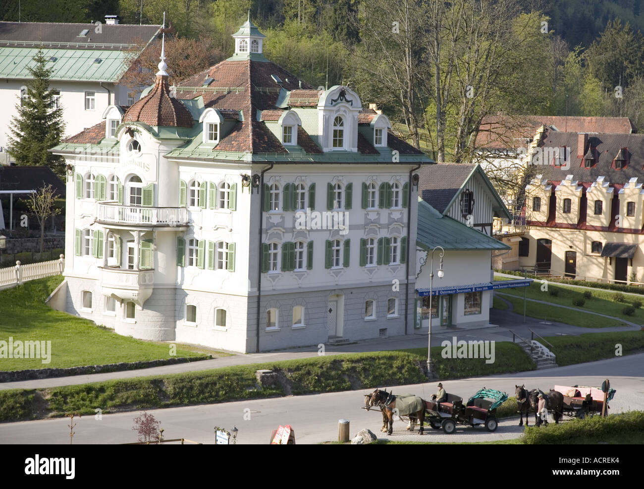 Royal Corner, Hohenschwangau, Bavaria, Germany Stock Photo - Alamy