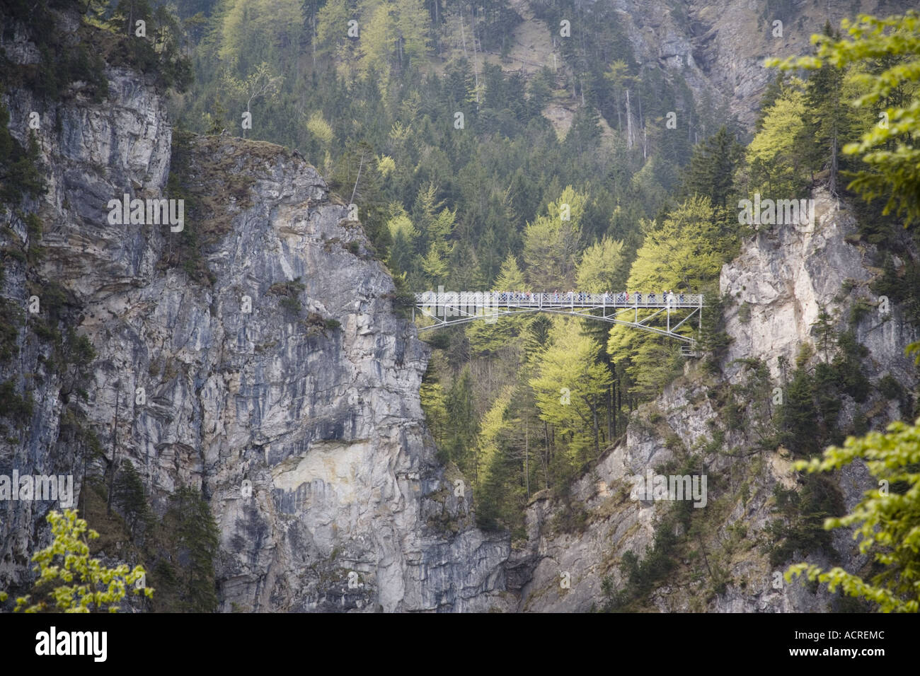 Marienbrücke (Mary s Bridge), Schloss Neuschwanstein Castle, Bavaria ...
