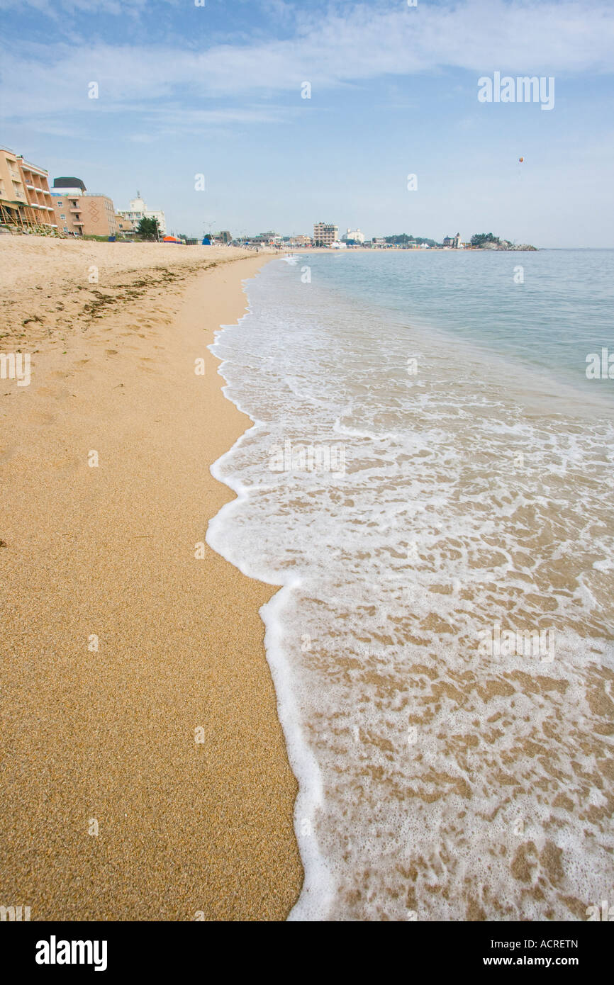 Ocean Sand Beach Beachfront Sokcho South Korea Stock Photo - Alamy