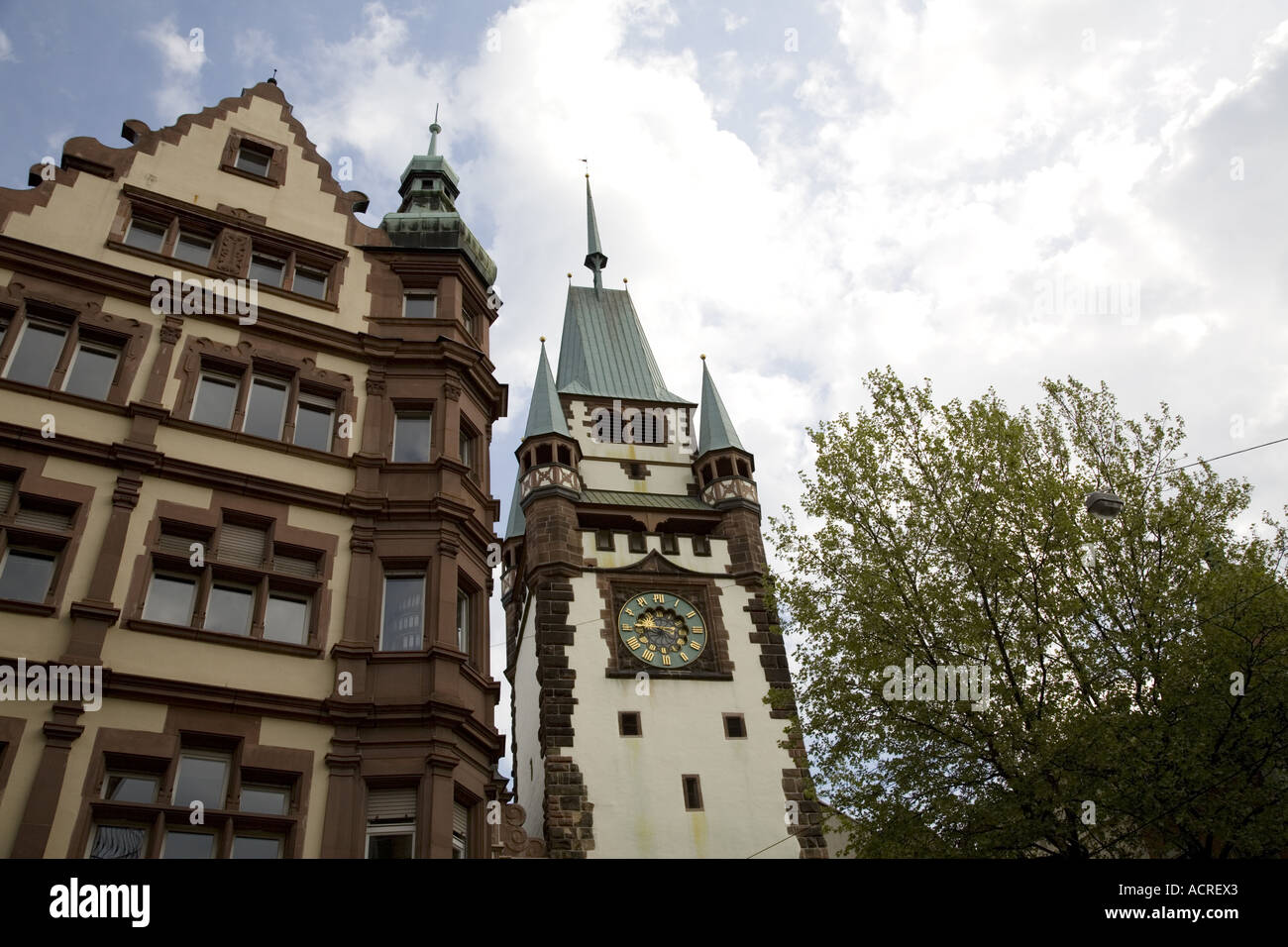 Martinstor martin gate freiburg germany hi-res stock photography and ...