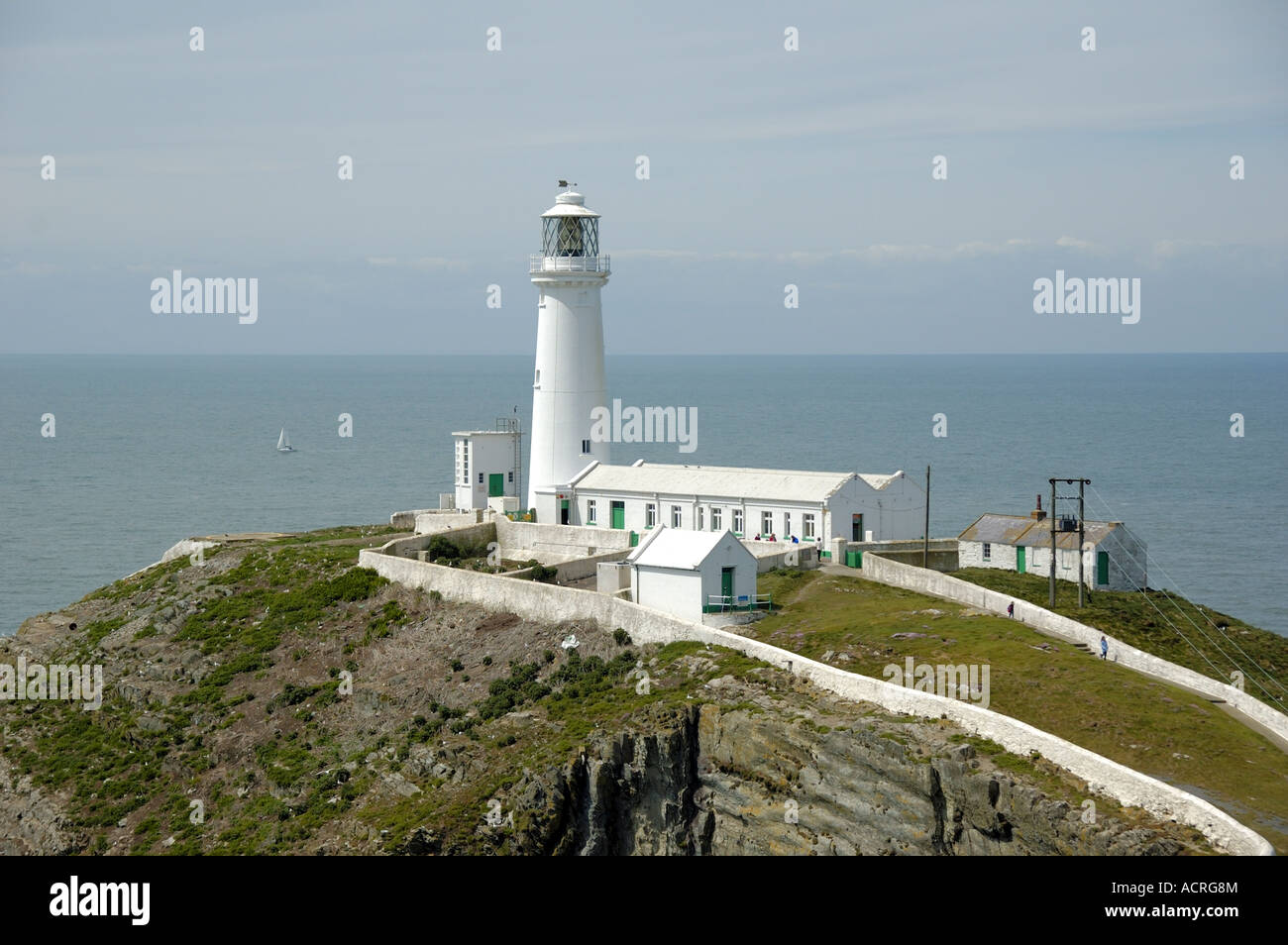 South Stack Lighthouse Anglesey North Wales Stock Photo - Alamy