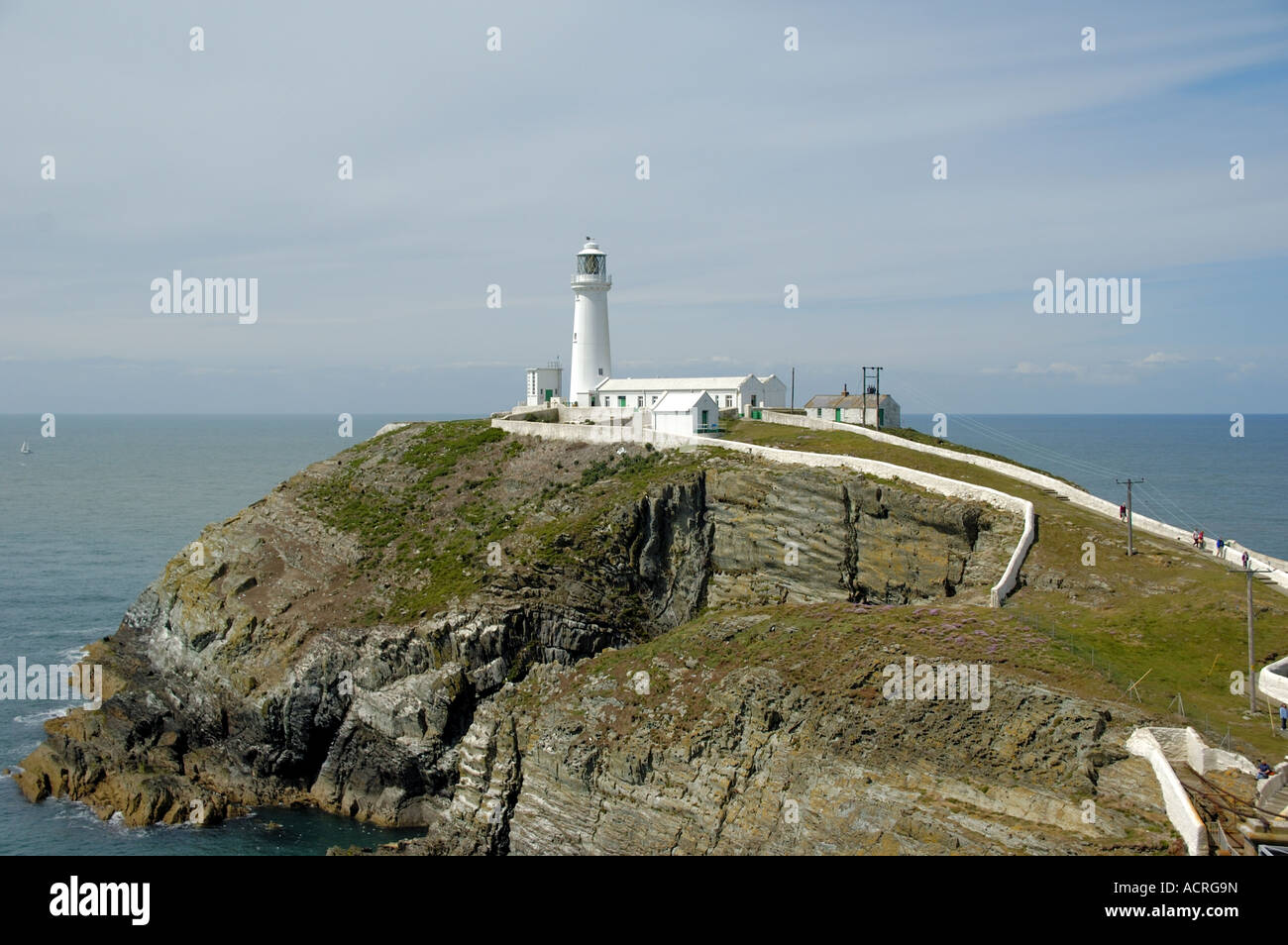 South Stack Lighthouse Anglesey North Wales Stock Photo - Alamy
