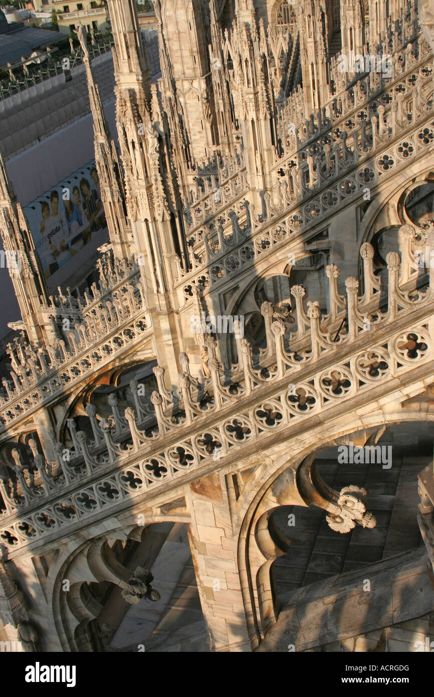 Milan,gothic,duomo,Cathedral,architecture,Italy,Milano,from the roof ...