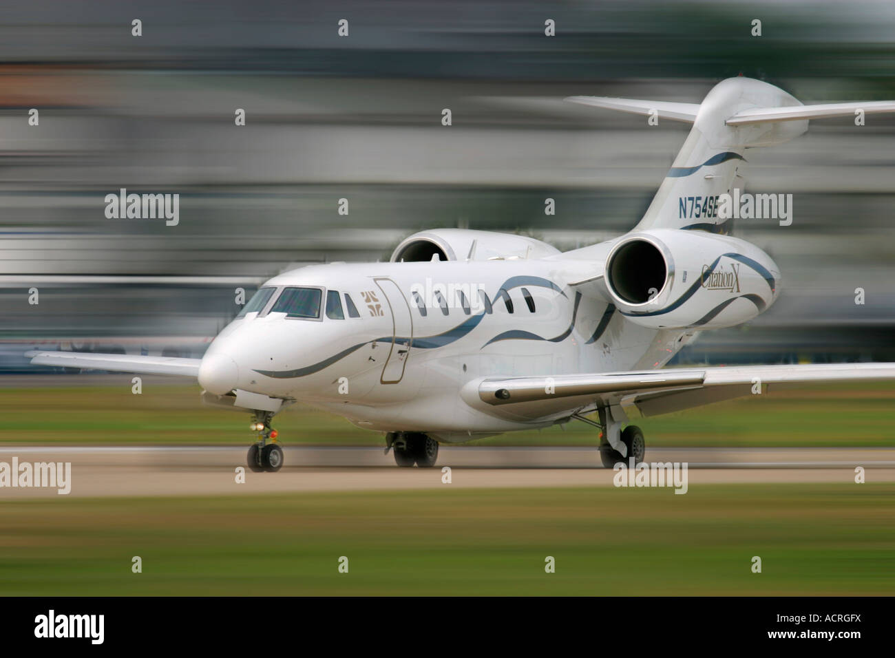 Business jet aircraft Cessna 750 Citation X Stock Photo - Alamy