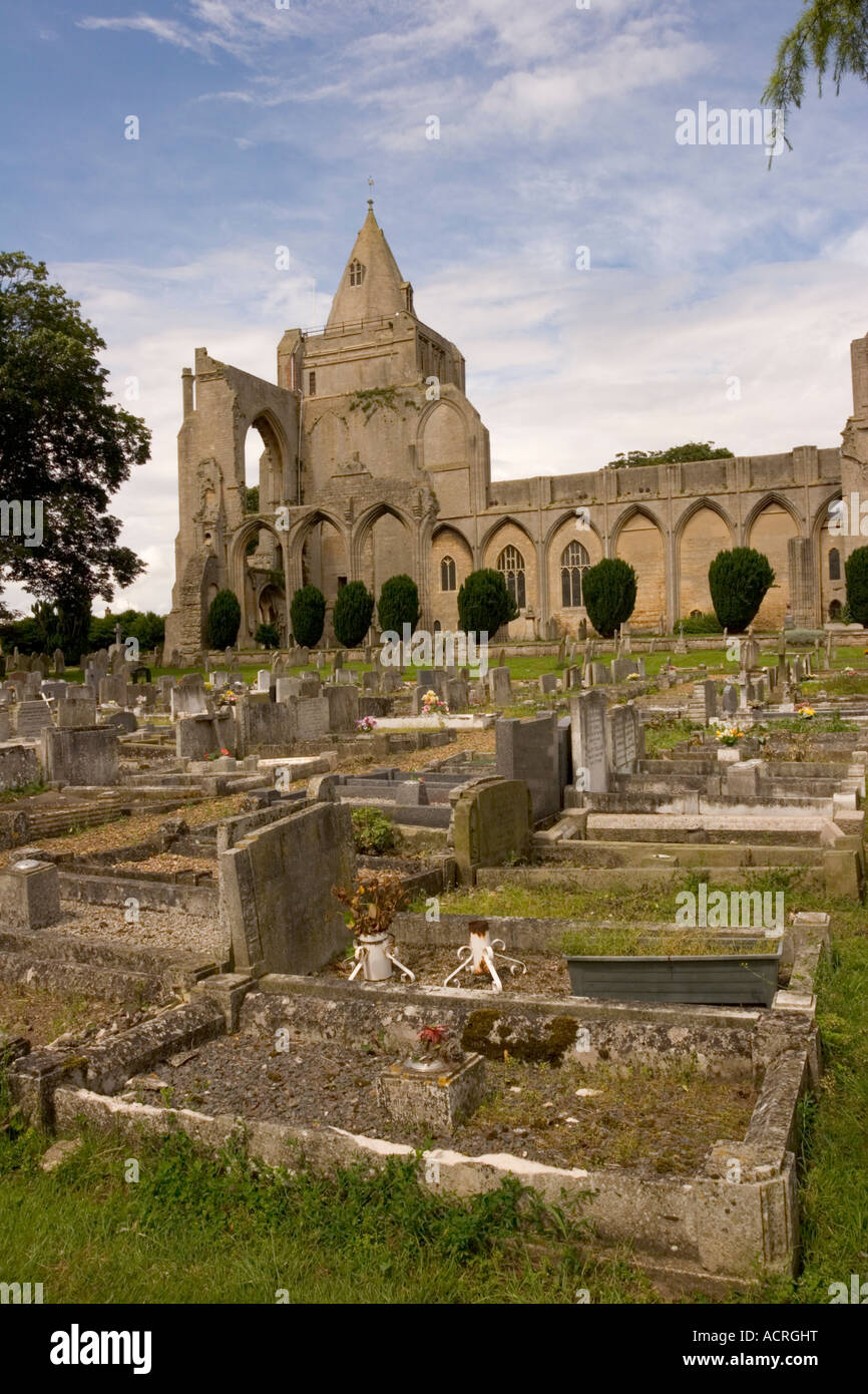 Crowland Abbey ruins, Lincolnshire, England Stock Photo - Alamy
