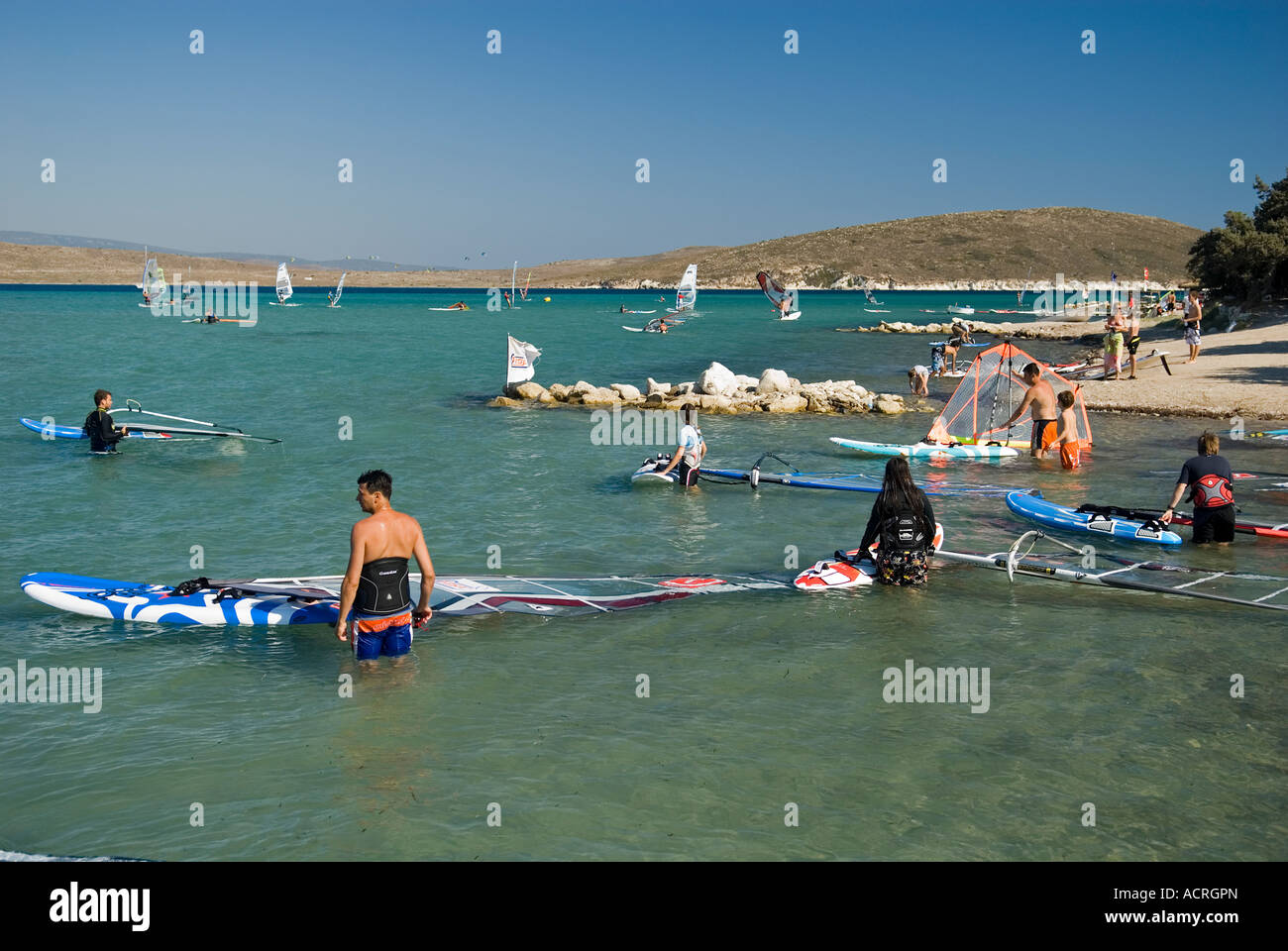 Alacati Surf Paradise, near Cesme Aegean Turkey Stock Photo - Alamy