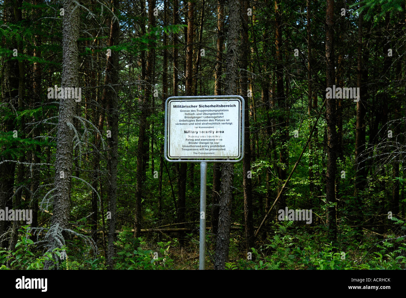 miltary zone sign cenotaph burial bergen belsen lower saxony germany ...