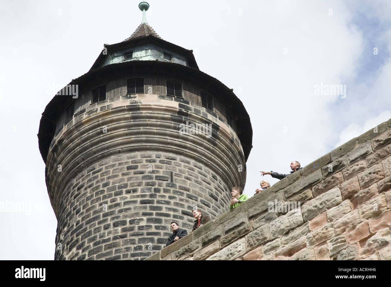 Sinwellturm, Sinwell Tower, Kaiserburg, Imperial Castle, Nuremberg ...