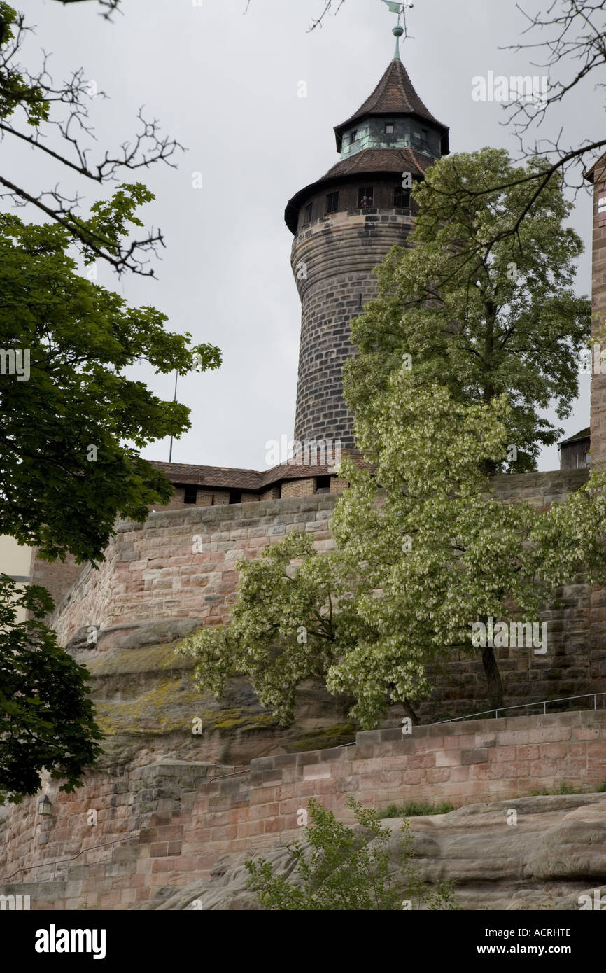 Sinwellturm, Sinwell Tower, Kaiserburg, Imperial Castle, Nuremberg ...