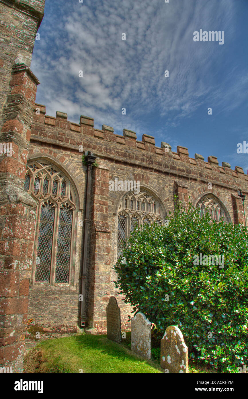 Berry Pomeroy Church, Near Totnes, Devon Stock Photo - Alamy