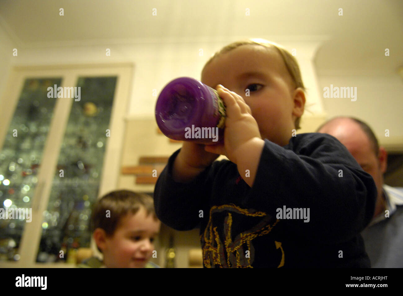 boy one infant baby young male lad kid child horizontal colour color ...