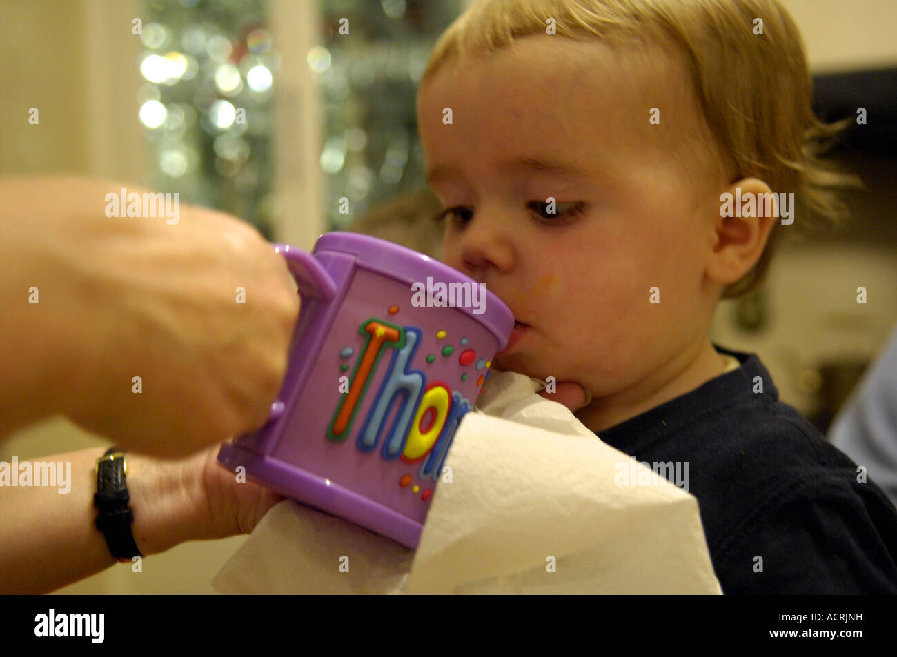 boy one infant baby young male lad kid child horizontal colour color ...