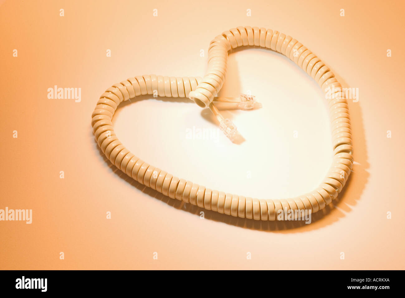 Telephone cord heart hi-res stock photography and images - Alamy