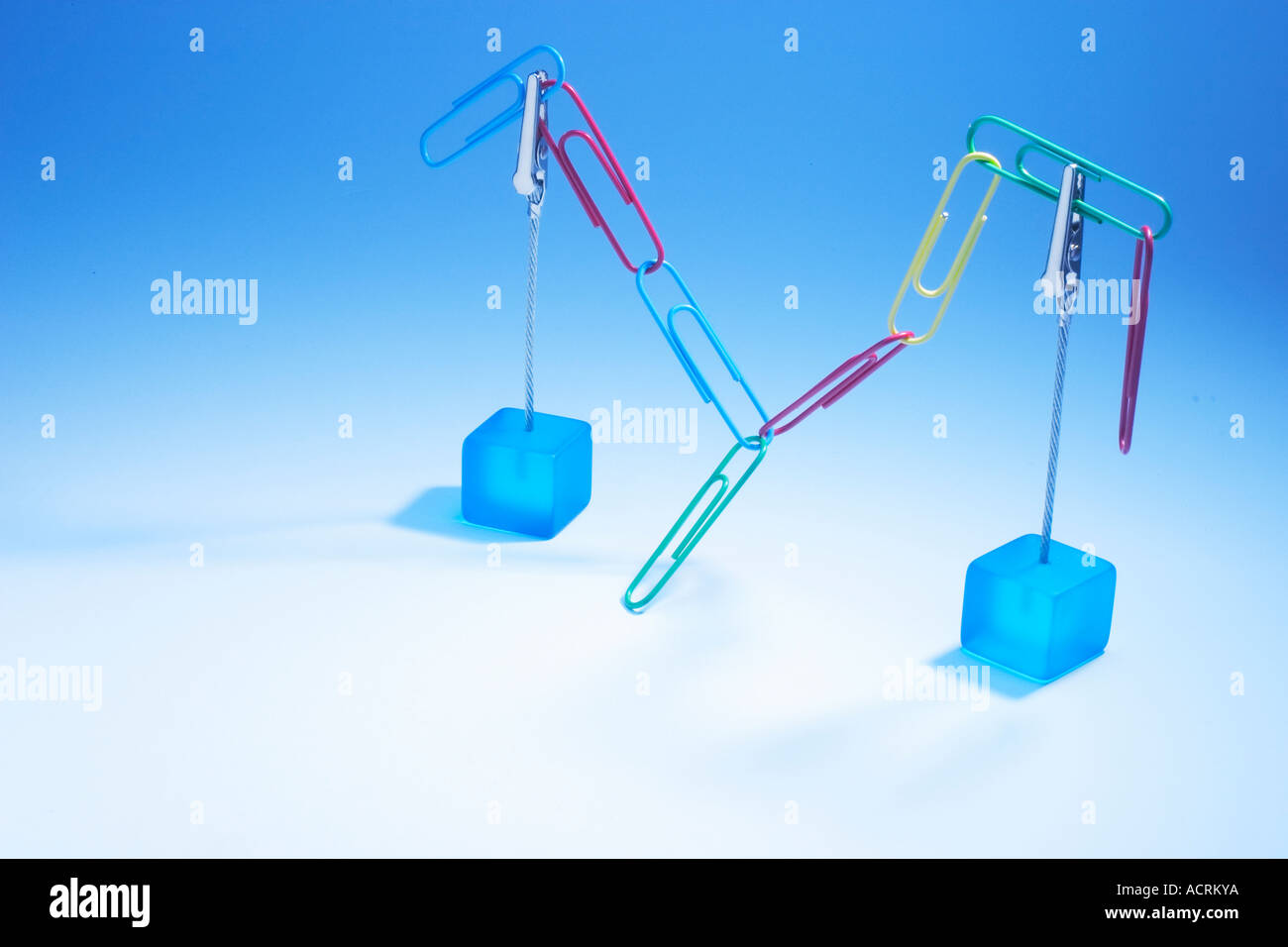 Memo Clips and Paper Clips Stock Photo - Alamy